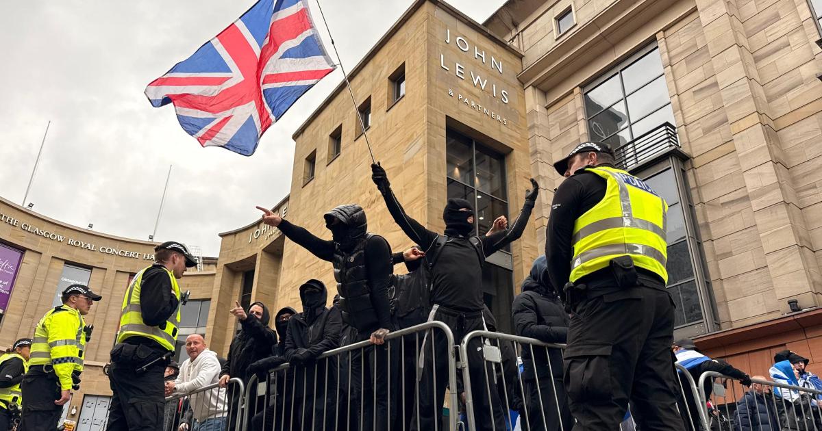 Rival protesters clash at Glasgow ‘reclaim our streets’ rally ...